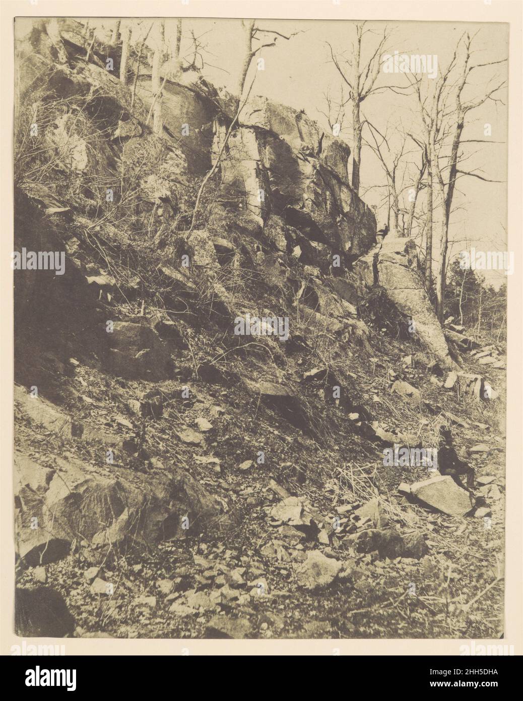 [Rocky Hillside] 1850s Victor Prevost French Born in France, Victor ...