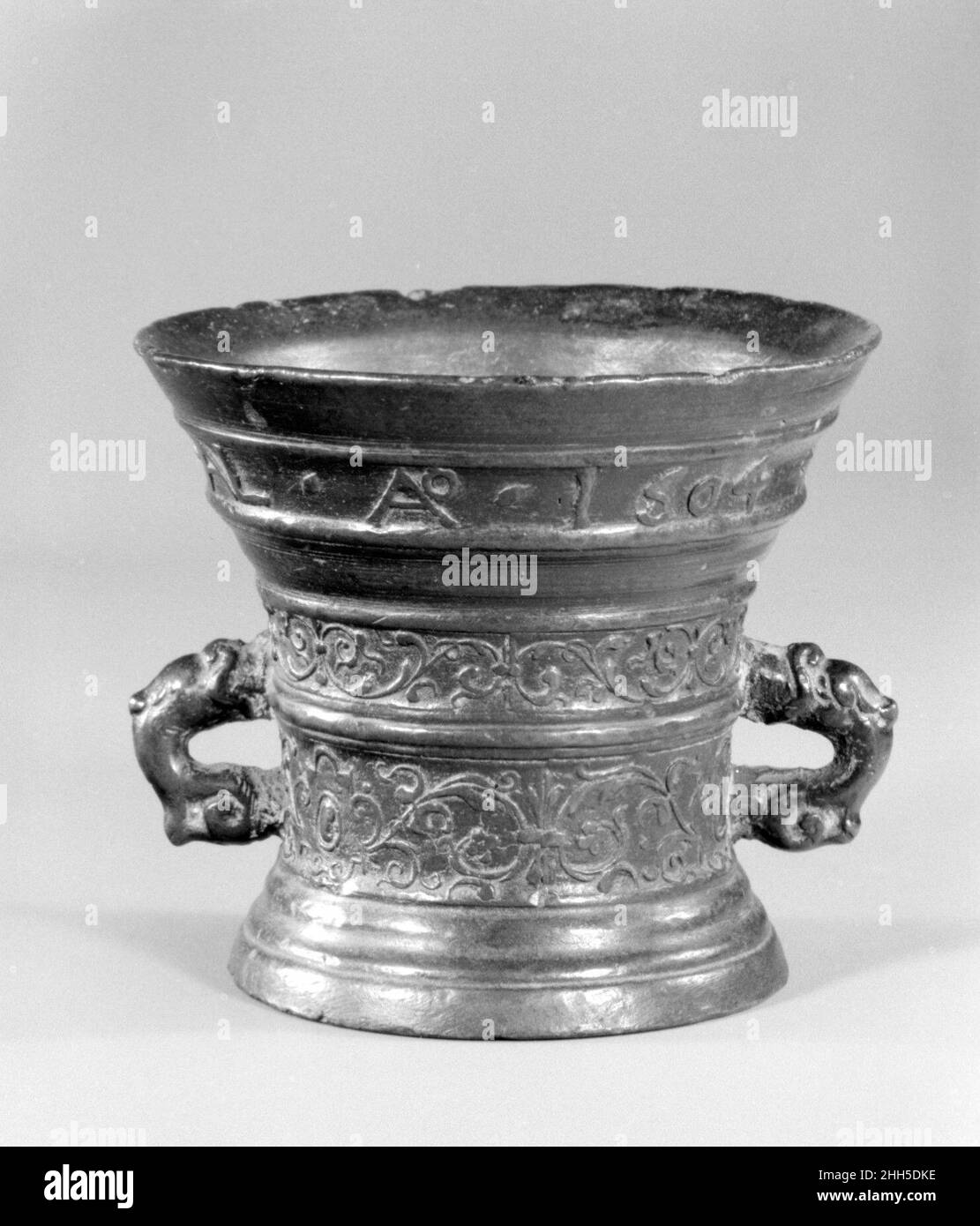 Mortar vessel Black and White Stock Photos & Images - Alamy