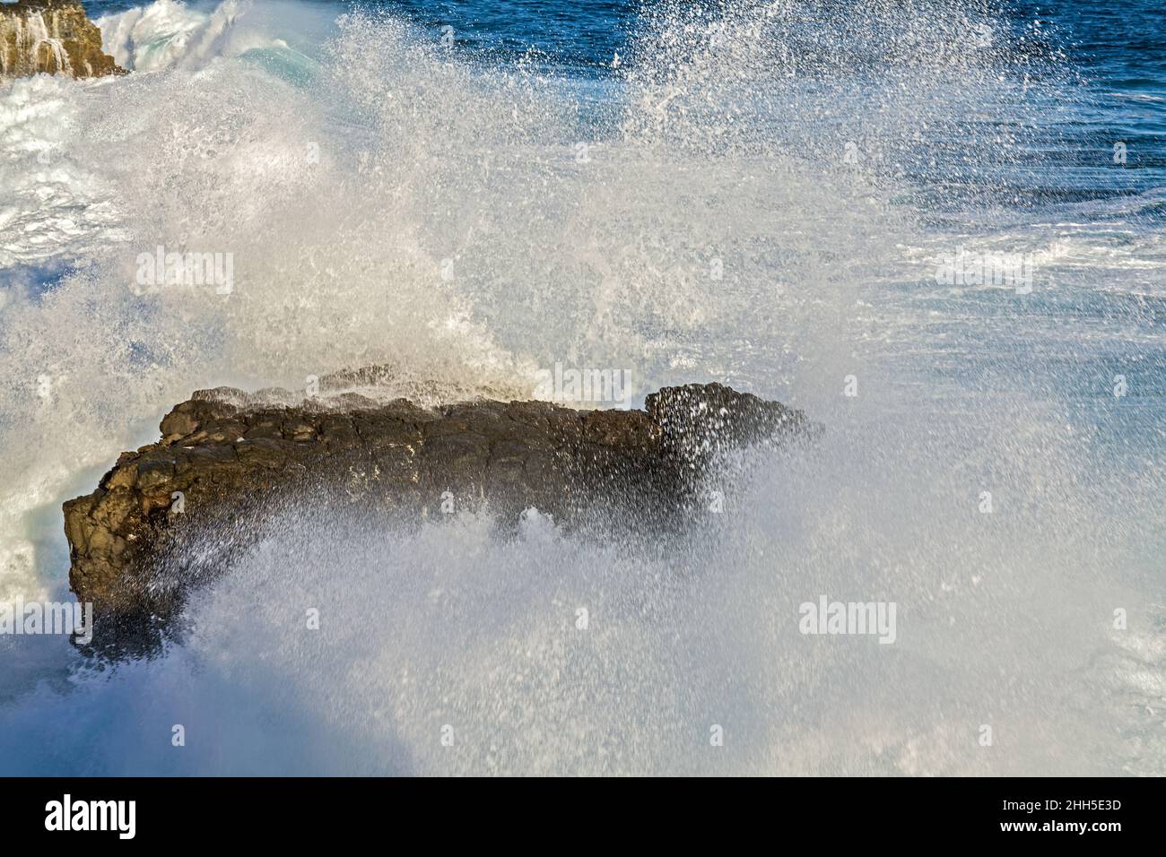 Transparent sea waves roll on hi-res stock photography and images - Alamy