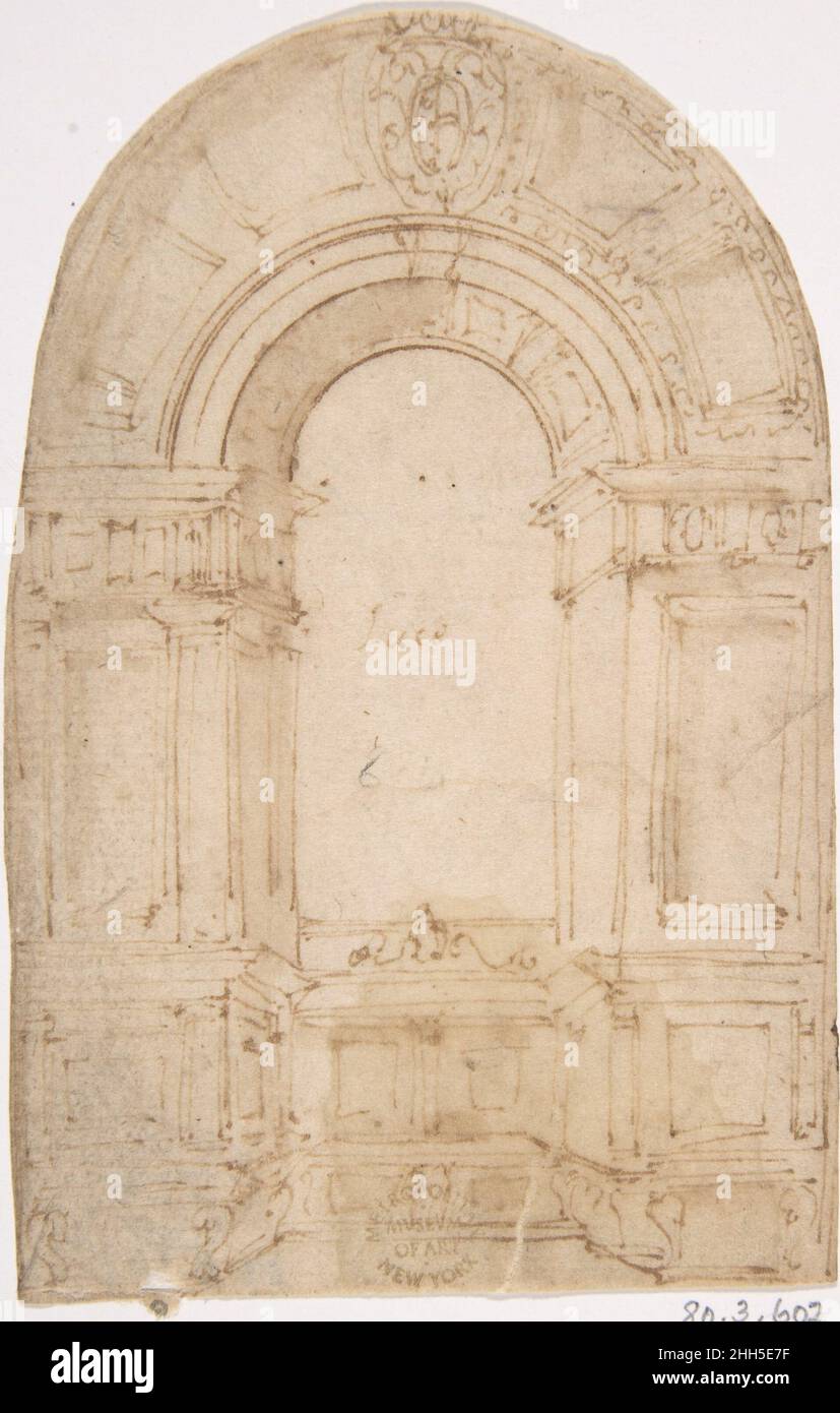 Design for Window 16th century Anonymous, Italian, 16th century Italian ...