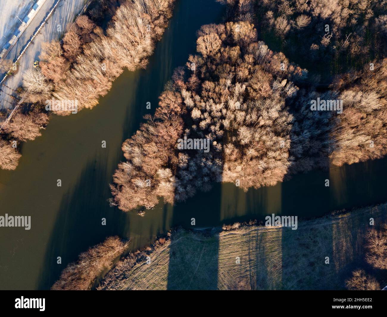 Aerial view maritsa river panorama hi-res stock photography and images ...