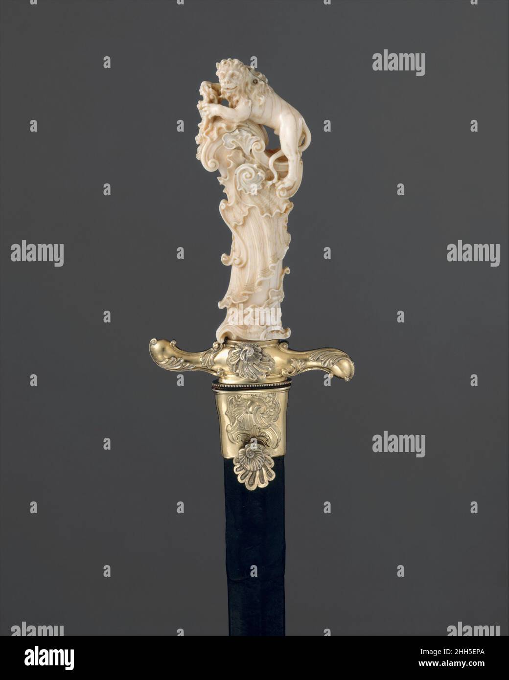 Hunting Sword with Scabbard ca. 1740 Grip attributed to Joseph ...