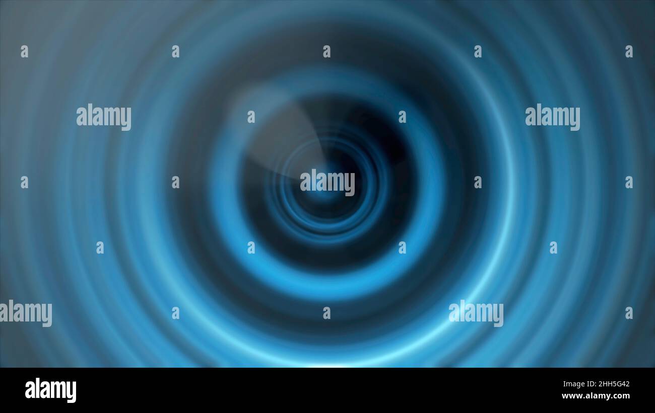 Motion of abstract blue glowing circles. Seamless loops Stock Photo - Alamy