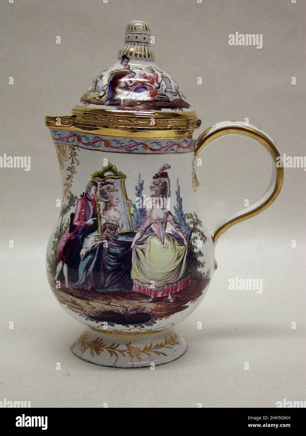 Milk jug with cover 1787 Austrian, Vienna. Milk jug with cover 203285 ...