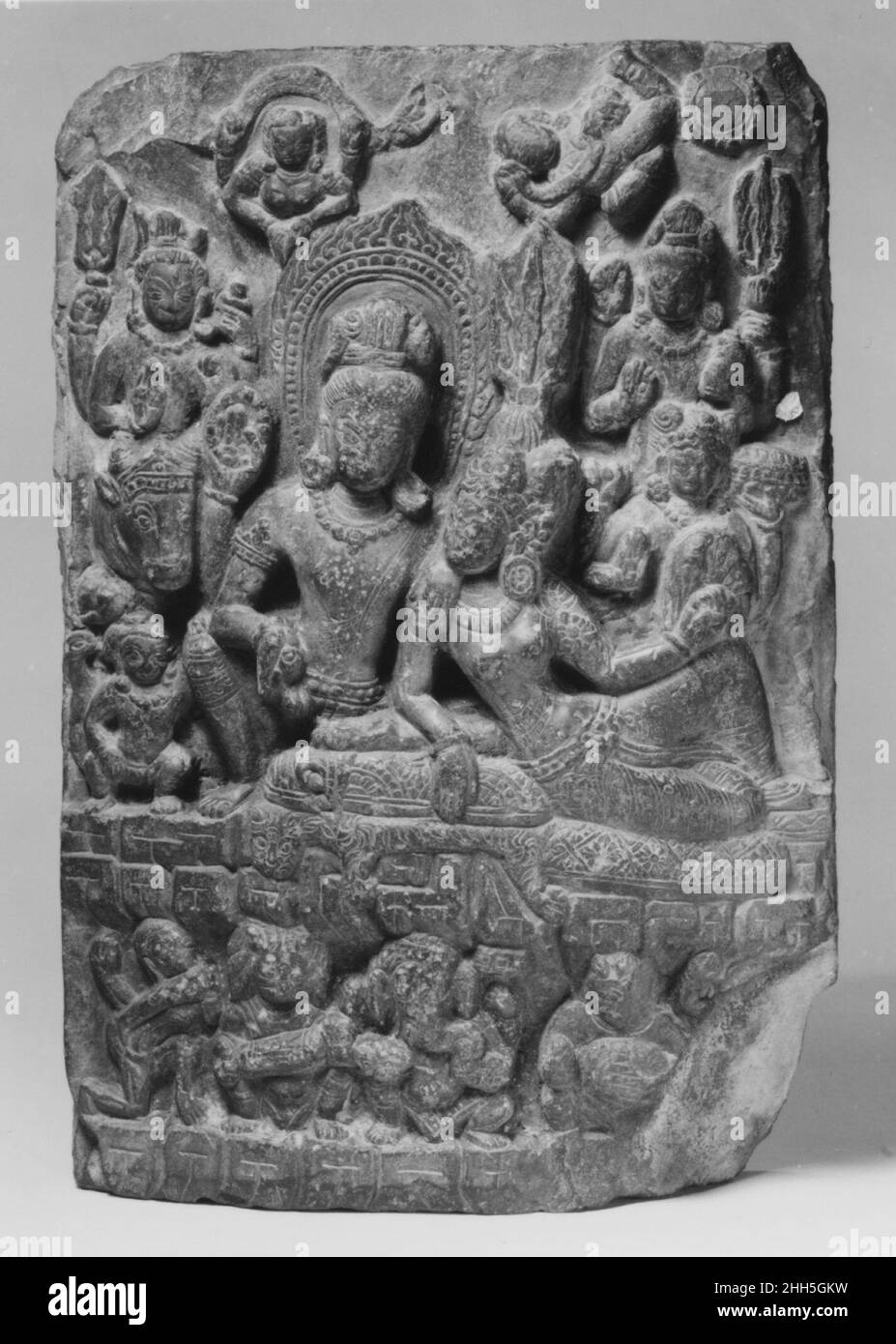 Shiva Seated with Parvati ca. 10th century Nepal (Kathmandu Valley ...