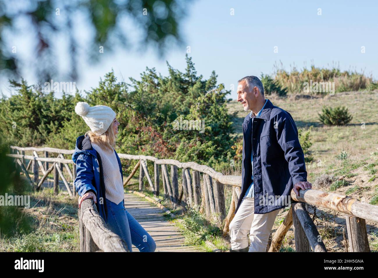 Footbridge light on the other side hi-res stock photography and images ...