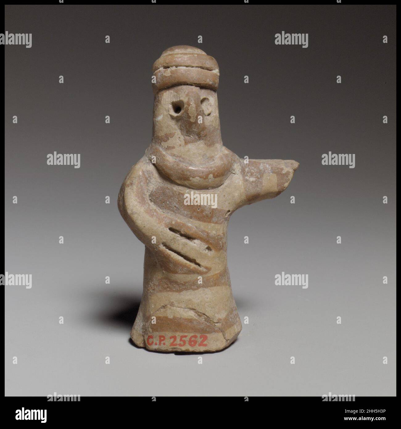 Terracotta standing human figure ca. 1725–1450 B.C. Cypriot The ...