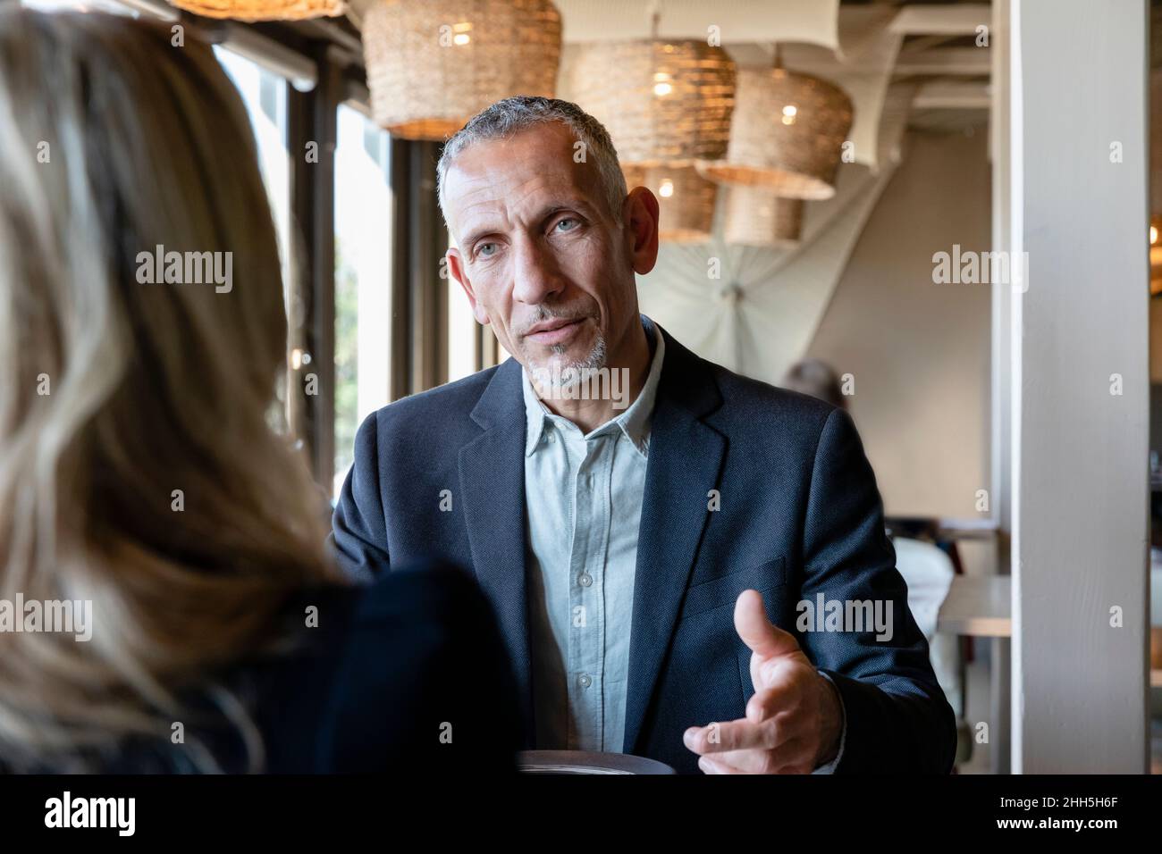 Serious client hi-res stock photography and images - Alamy