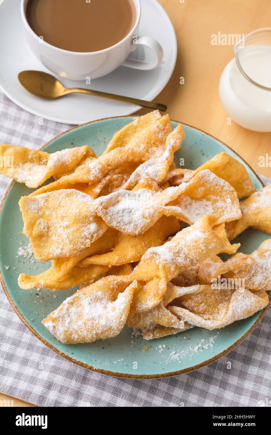 Faworki, Chrusty, Angel Wings, traditional Polish pastries served ...