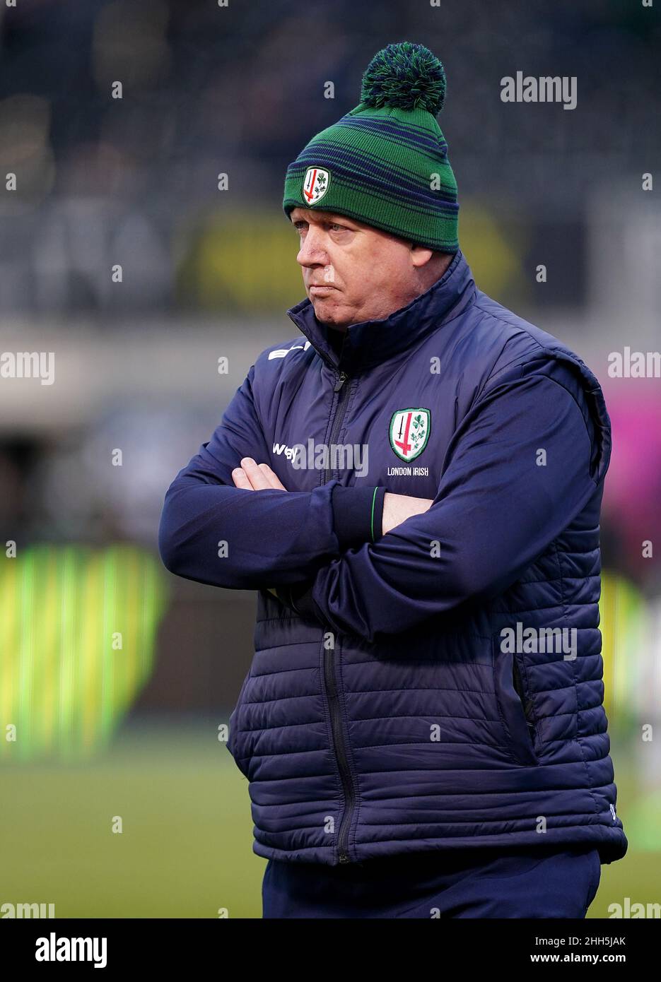 London Irish Director of Rugby Declan Kidney, before the EPCR Challenge ...