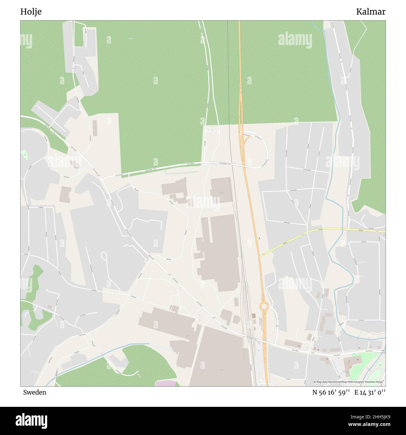 Map of kalmar hi-res stock photography and images - Alamy