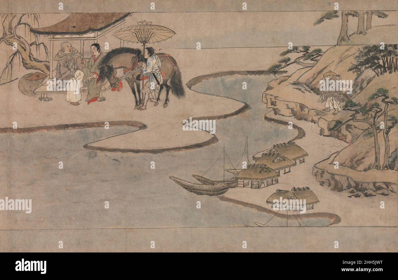 A Long Tale for an Autumn Night (Aki no yo nagamonogatari) ca. 1400 ...