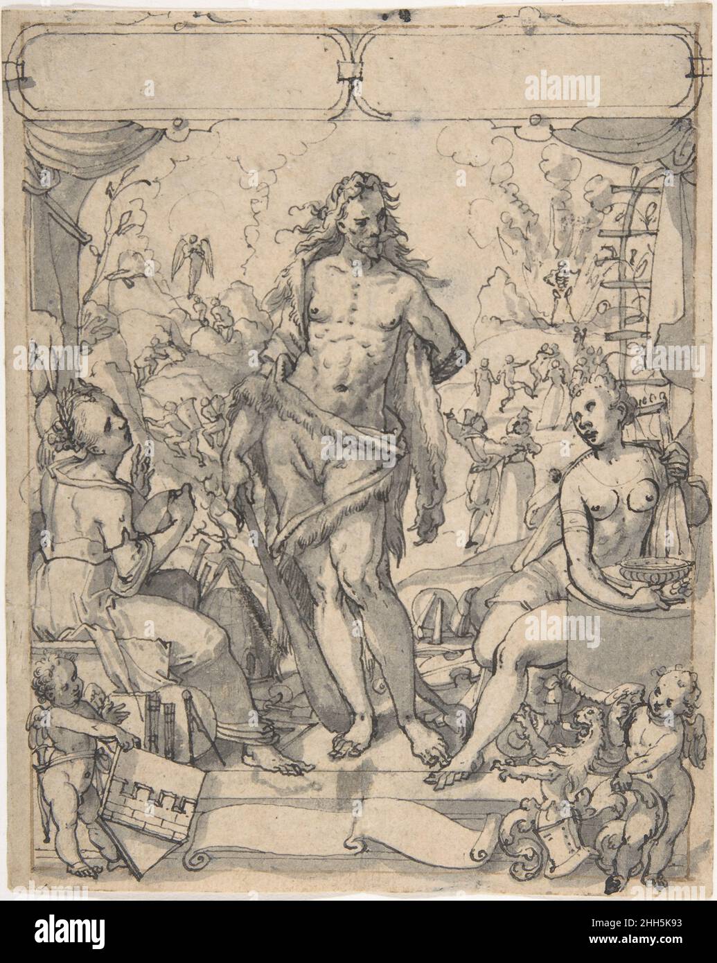 Study for a Stained Glass Window late 16th–early 17th century Christoph ...
