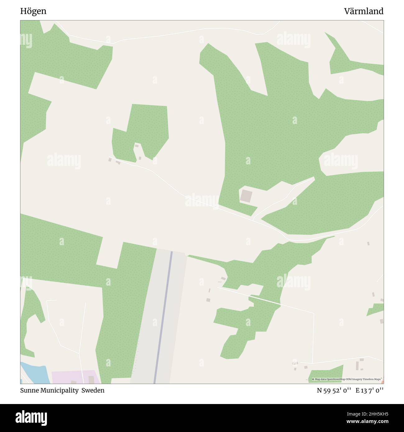 Högen, Sunne Municipality, Sweden, Värmland, N 59 52' 0'', E 13 7' 0 ...