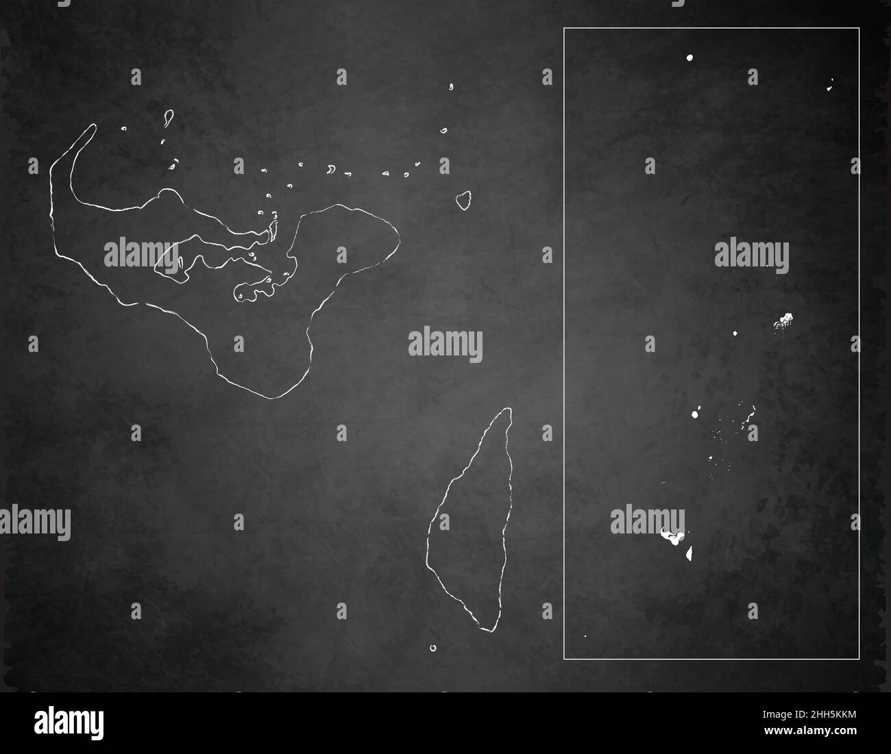 Tonga map, Islands, design card blackboard chalkboard, blank Stock ...