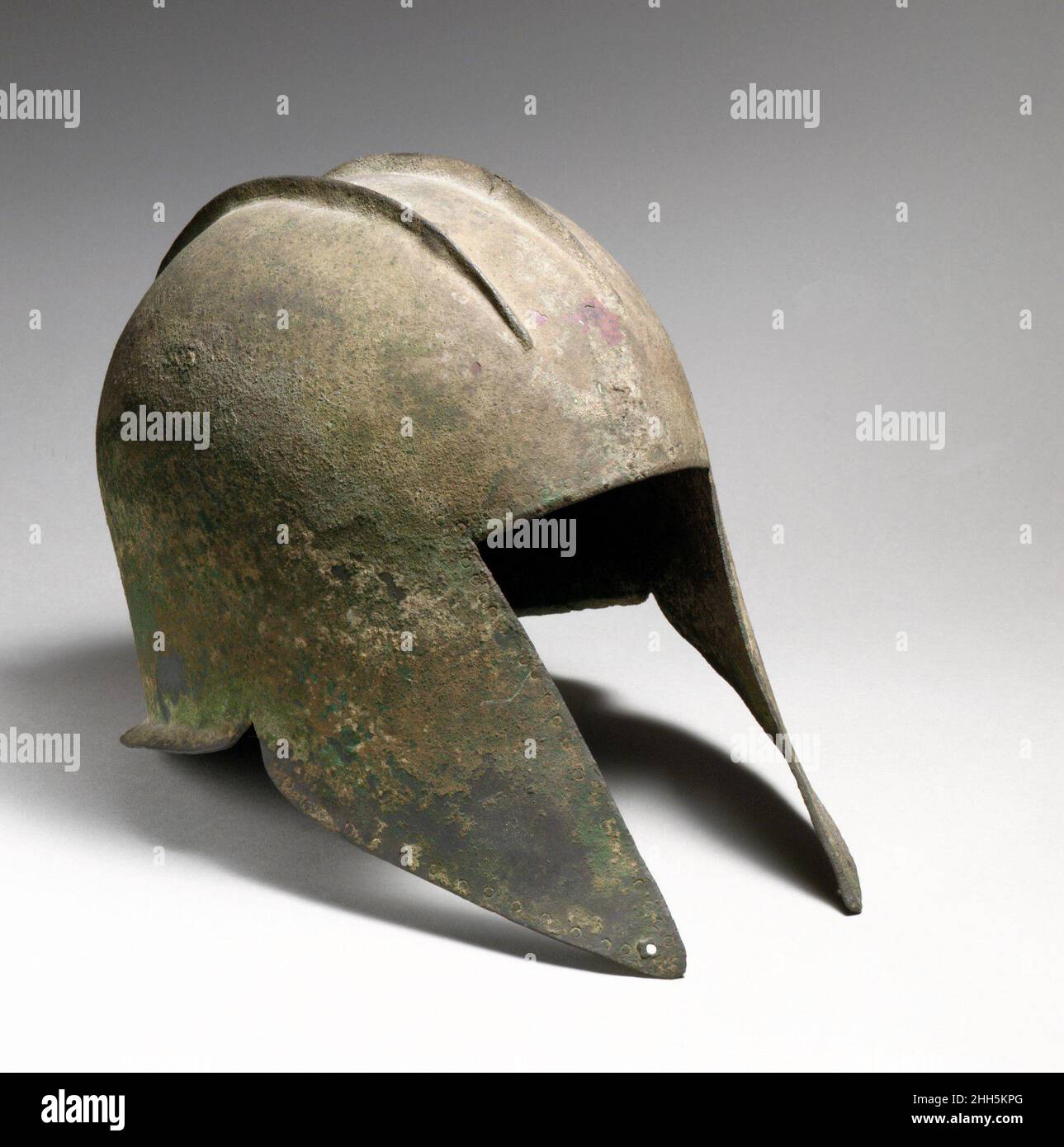 Bronze helmet of Illyrian type early 5th century B.C. Greek In the ...