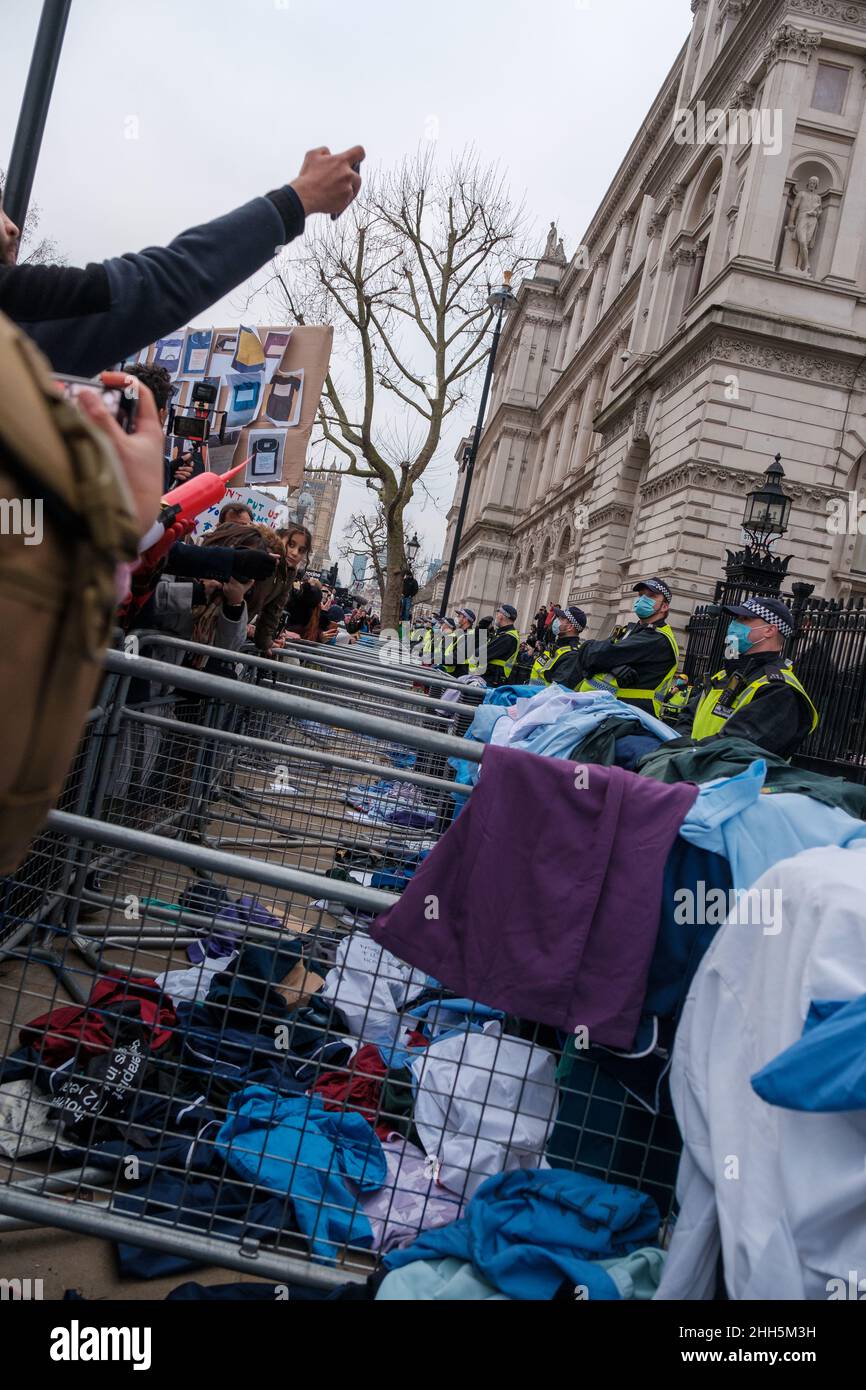 Former and current workers of the NHS have come out against the ...