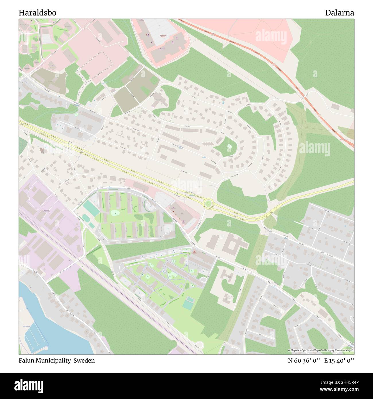 Map of falun hi-res stock photography and images - Alamy