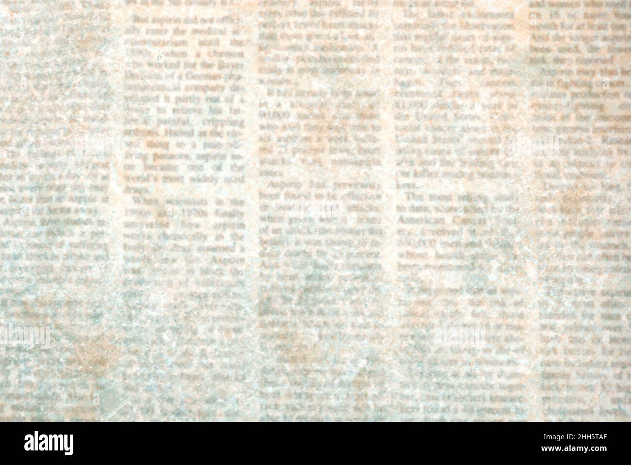 Newspaper with old grunge vintage unreadable paper texture background ...
