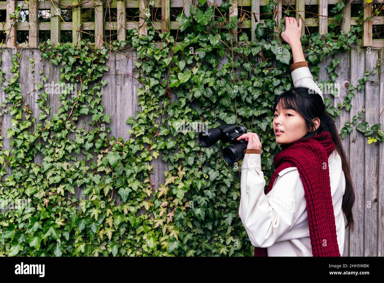 Ivy creeping woman hi-res stock photography and images - Alamy