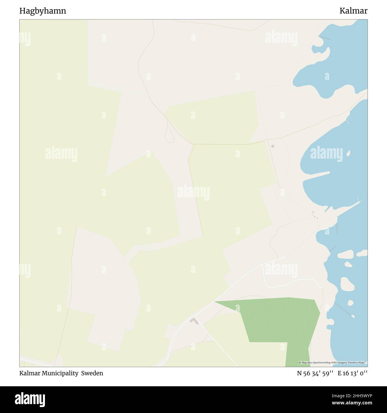 Hagbyhamn, Kalmar Municipality, Sweden, Kalmar, N 56 34' 59'', E 16 13 ...