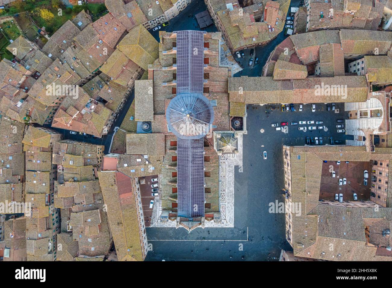 Birds eye view siena hi-res stock photography and images - Alamy