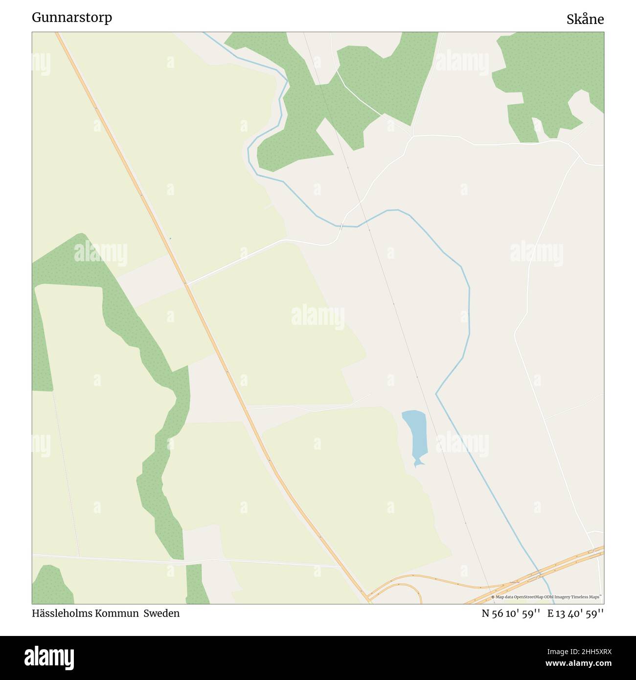 Gunnarstorp, Hässleholms Kommun, Sweden, Skåne, N 56 10' 59'', E 13 40 ...