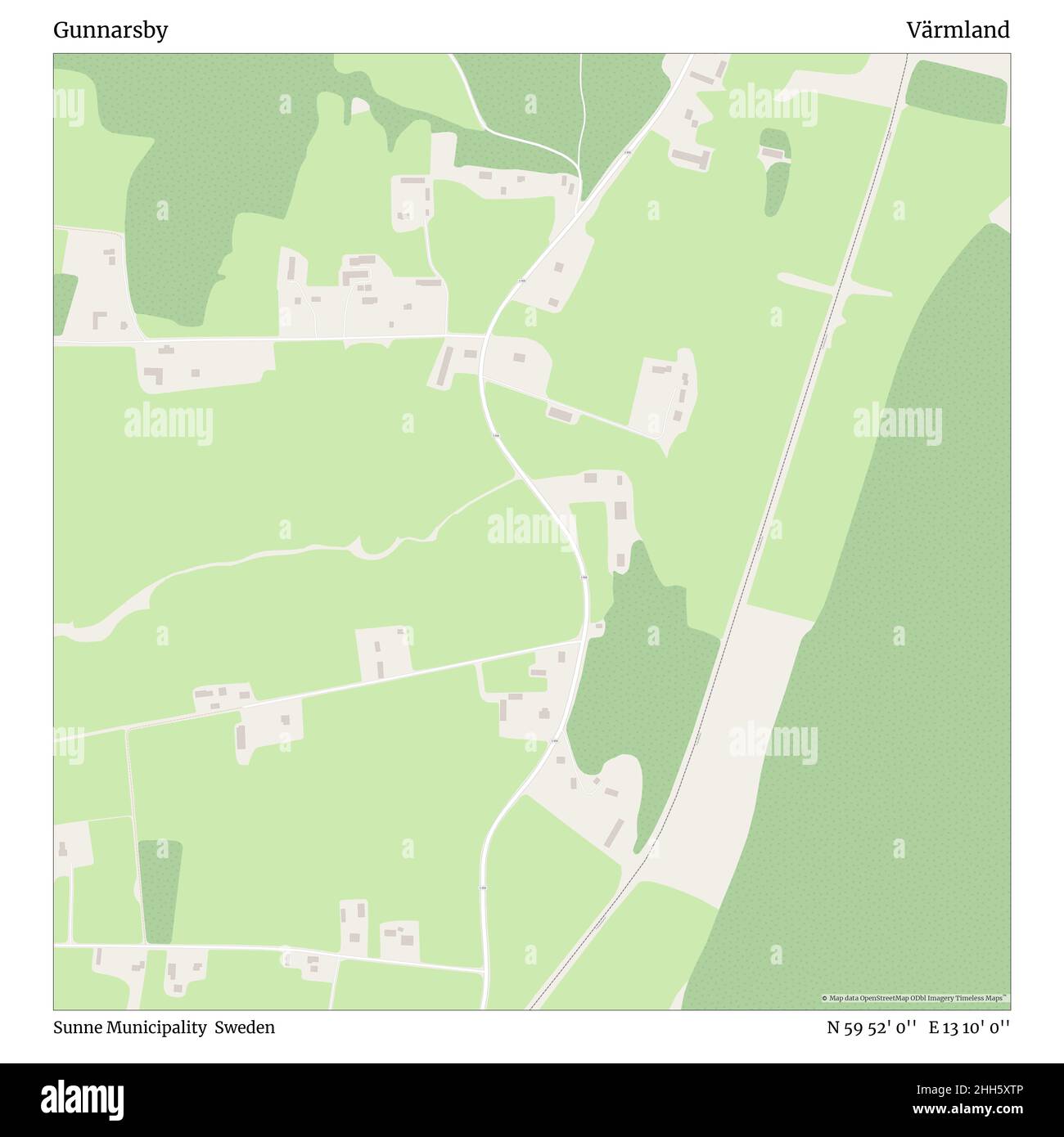 Gunnarsby, Sunne Municipality, Sweden, Värmland, N 59 52' 0'', E 13 10 ...
