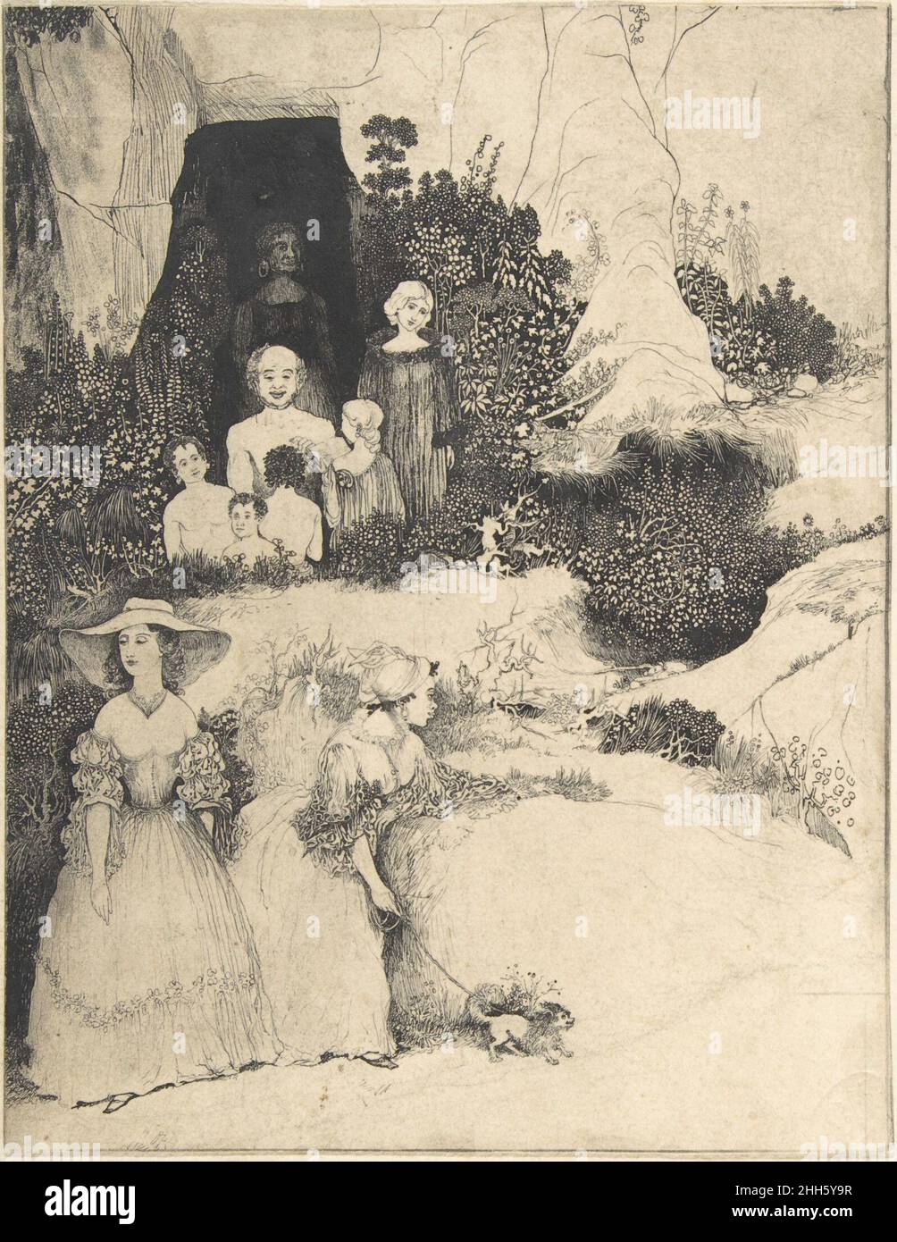 Group of Figures (drawing for a Review) Rodolphe Bresdin French. Group ...