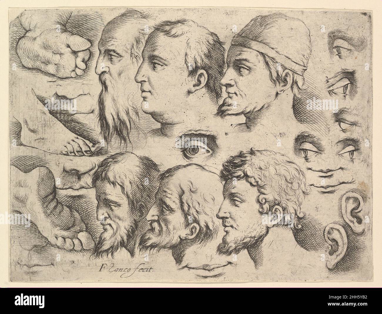 Six Heads, Three Feet, Two Ears, Six Eyes, Four Lips Attributed to ...