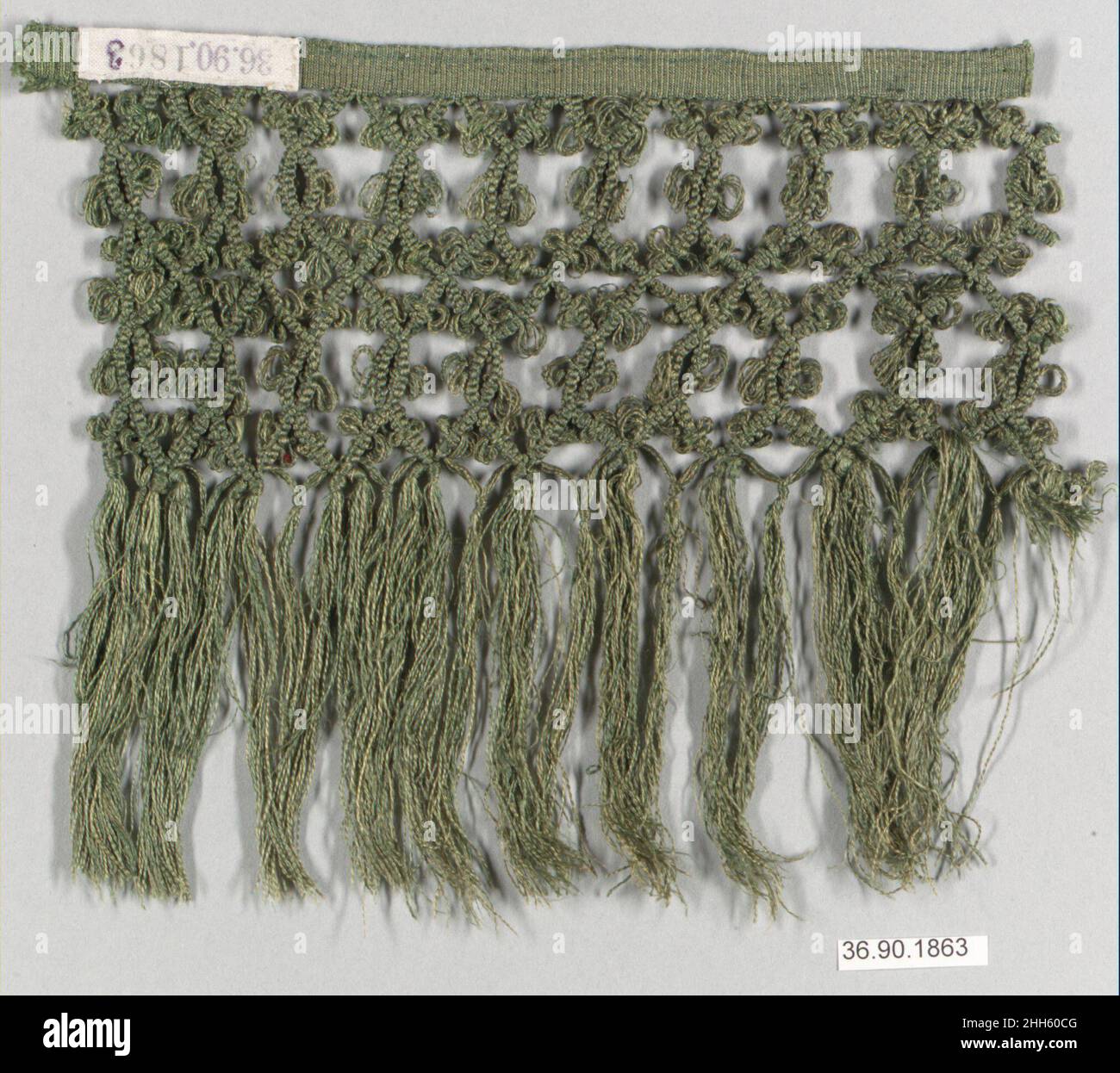 Fringe 18th century Italian or Spanish. Fringe 224944 Stock Photo - Alamy