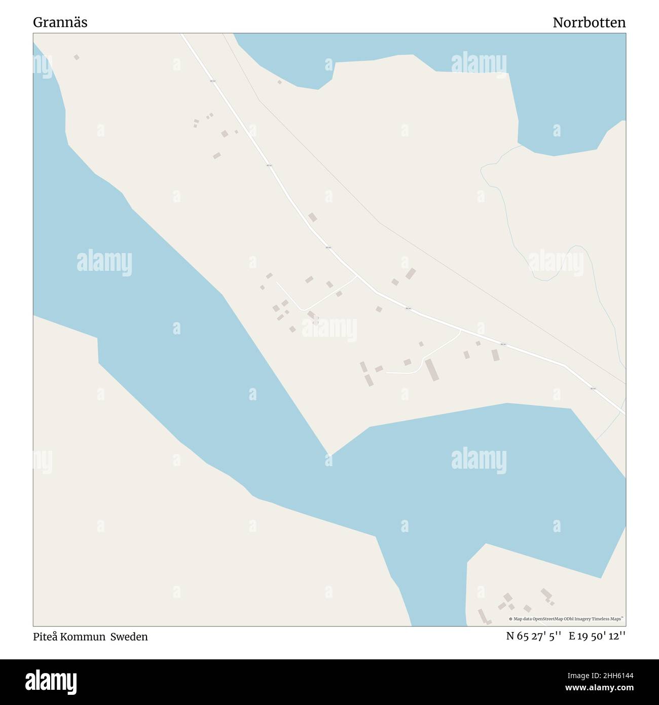 Grannäs, Piteå Kommun, Sweden, Norrbotten, N 65 27' 5'', E 19 50' 12 ...