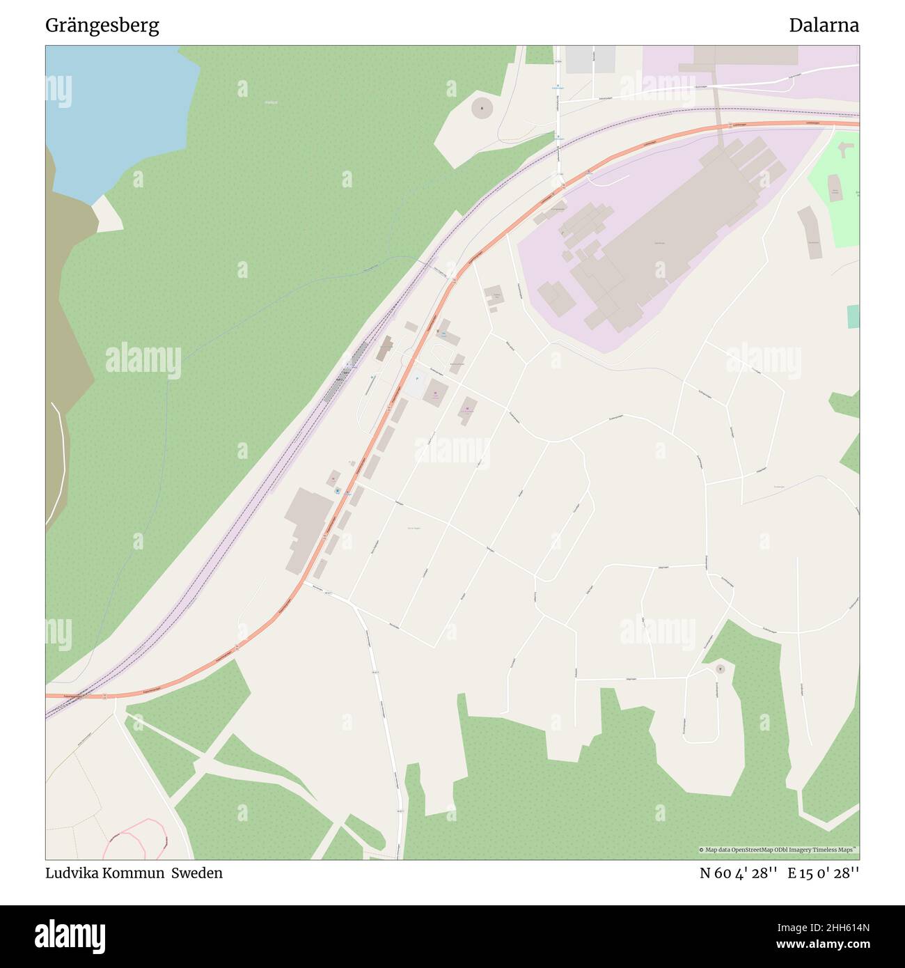 Grängesberg, Ludvika Kommun, Sweden, Dalarna, N 60 4' 28'', E 15 0' 28 ...