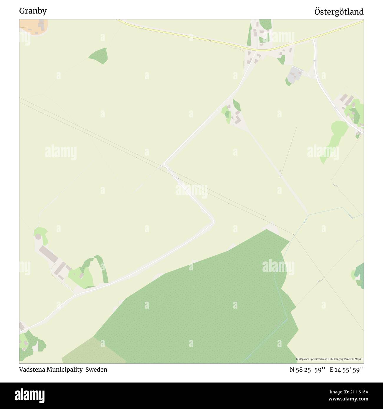 Map of granby hi-res stock photography and images - Alamy