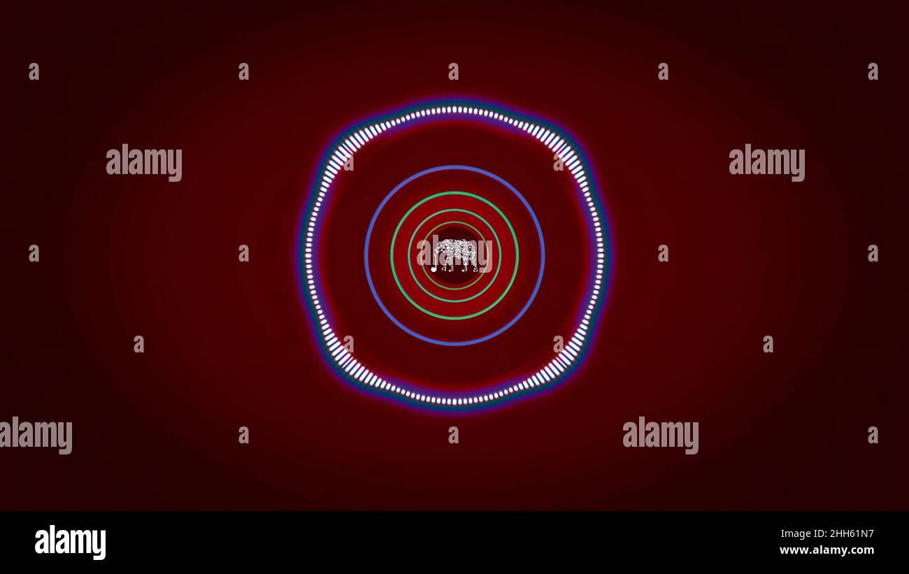 Music animation for backgrounds. Animation. Abstract sound track ...