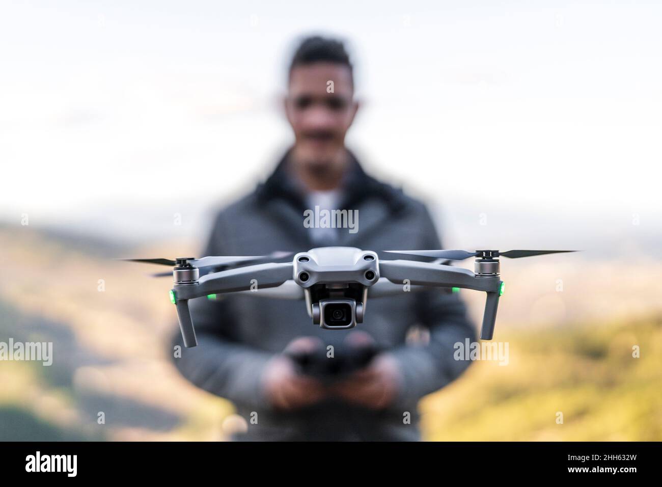 Man operating drone remote hi-res stock photography and images - Alamy