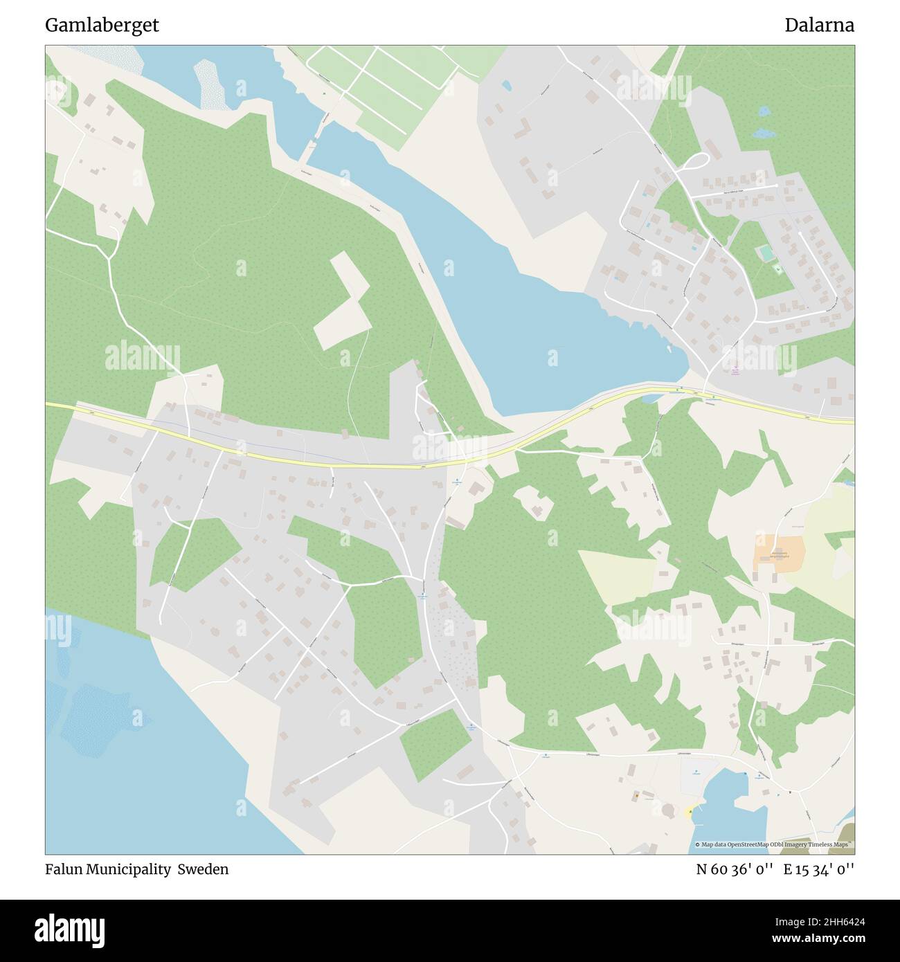 Map of falun hi-res stock photography and images - Alamy