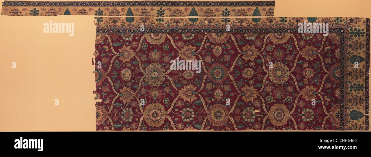 Fragments of a Carpet with Lattice and Blossom Pattern ca. 1650 This ...