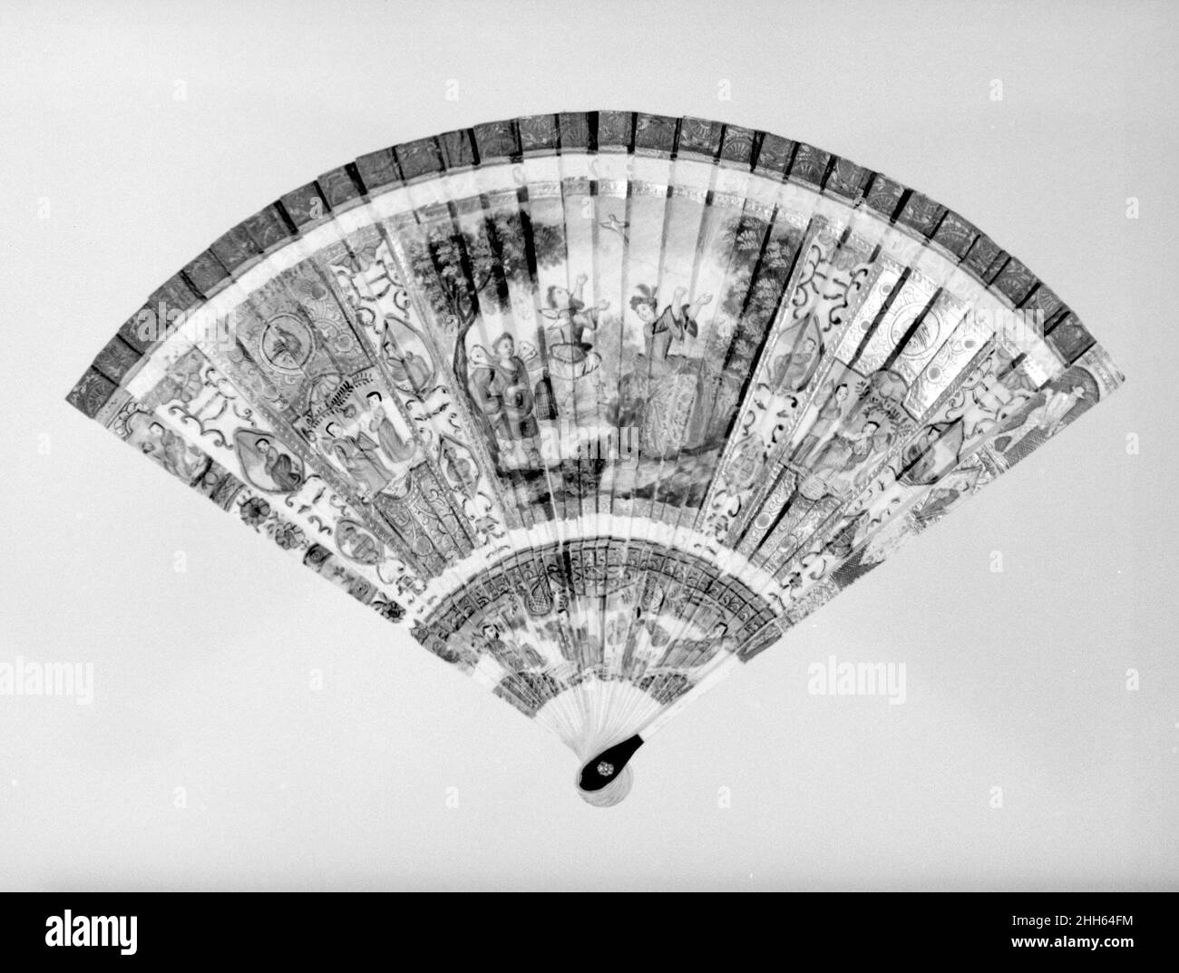 Fan 18th century French. Fan 209843 Stock Photo - Alamy