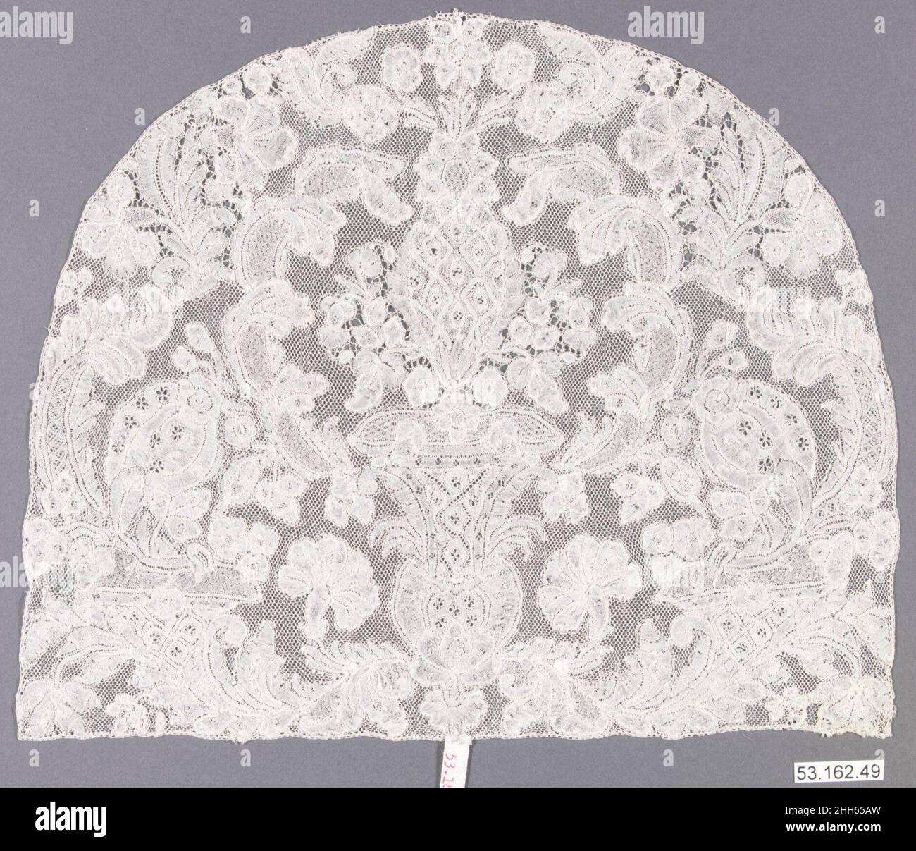 Cap crown 18th century Flemish, Brussels. Cap crown 227696 Stock Photo ...