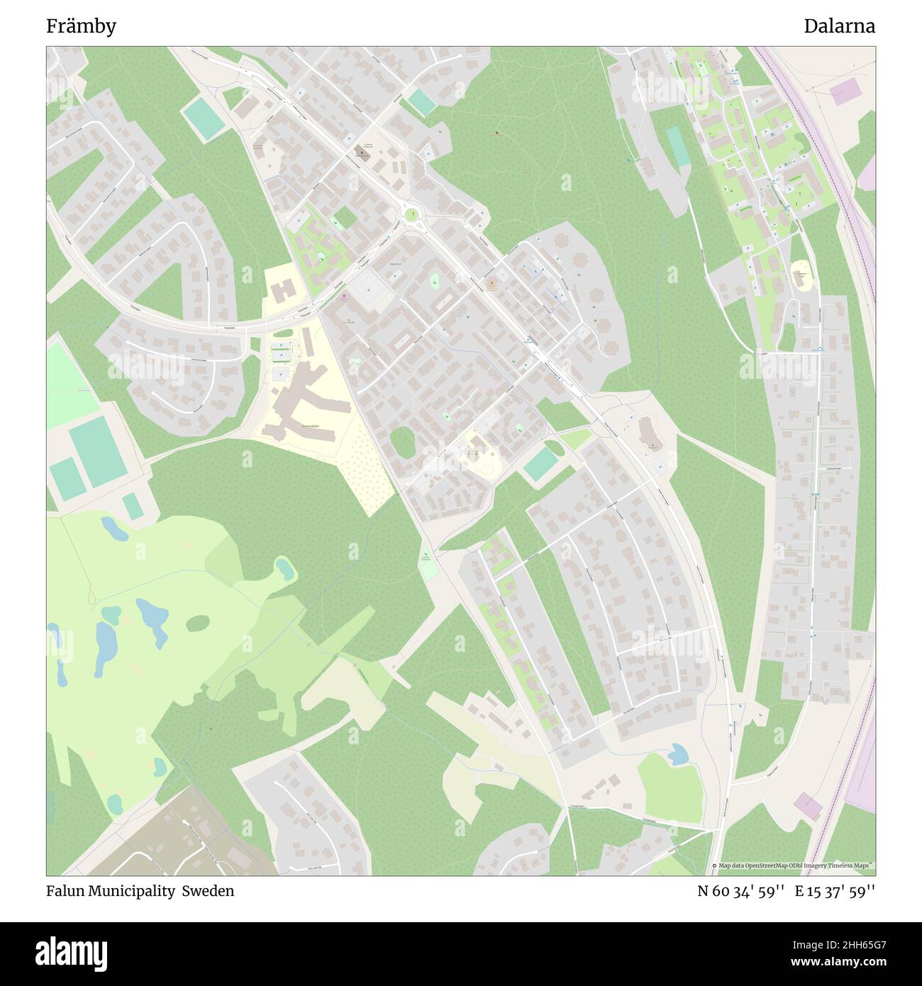 Map of falun hi-res stock photography and images - Alamy
