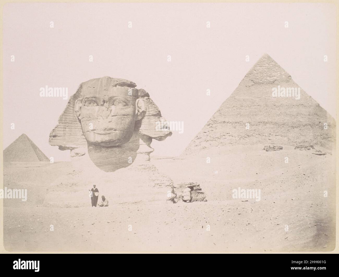 Pyramides et le Sphinx 1860s–70s, printed ca. 1870 Félix Bonfils French ...
