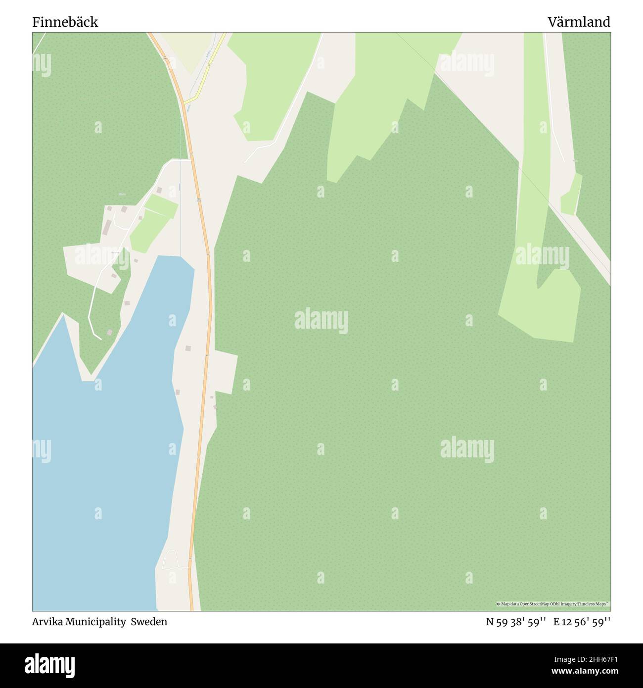 Finnebäck, Arvika Municipality, Sweden, Värmland, N 59 38' 59'', E 12 ...