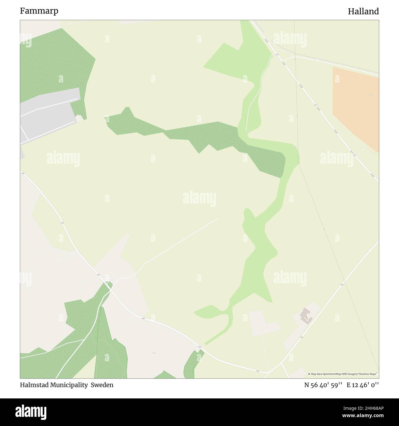 Fammarp, Halmstad Municipality, Sweden, Halland, N 56 40' 59'', E 12 46 ...