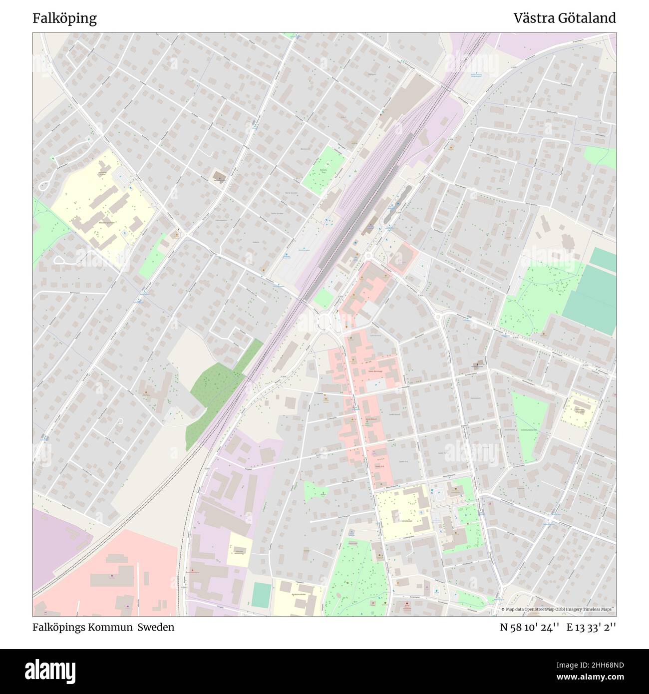 Falköping, Falköpings Kommun, Sweden, Västra Götaland, N 58 10' 24'', E ...