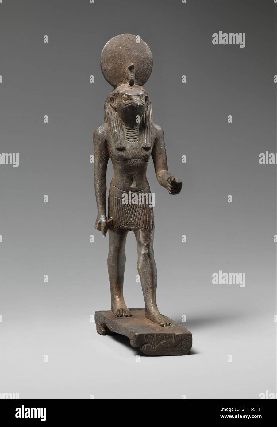 Statuette of Horus, lord of Sekhem (Letopolis) 664–332 B.C. or earlier ...