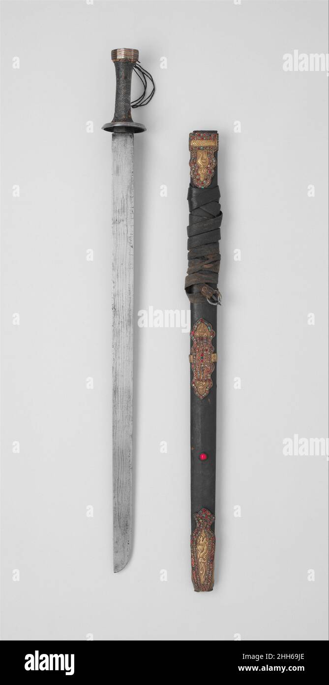 Sword and Scabbard 18th–19th century Eastern Tibetan. Sword and ...