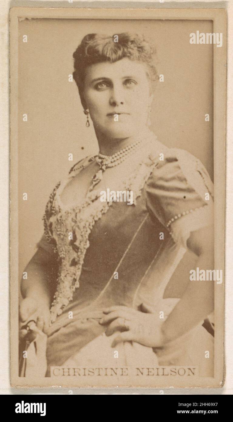 Christine Neilson, from the Actresses series (N245) issued by Kinney ...