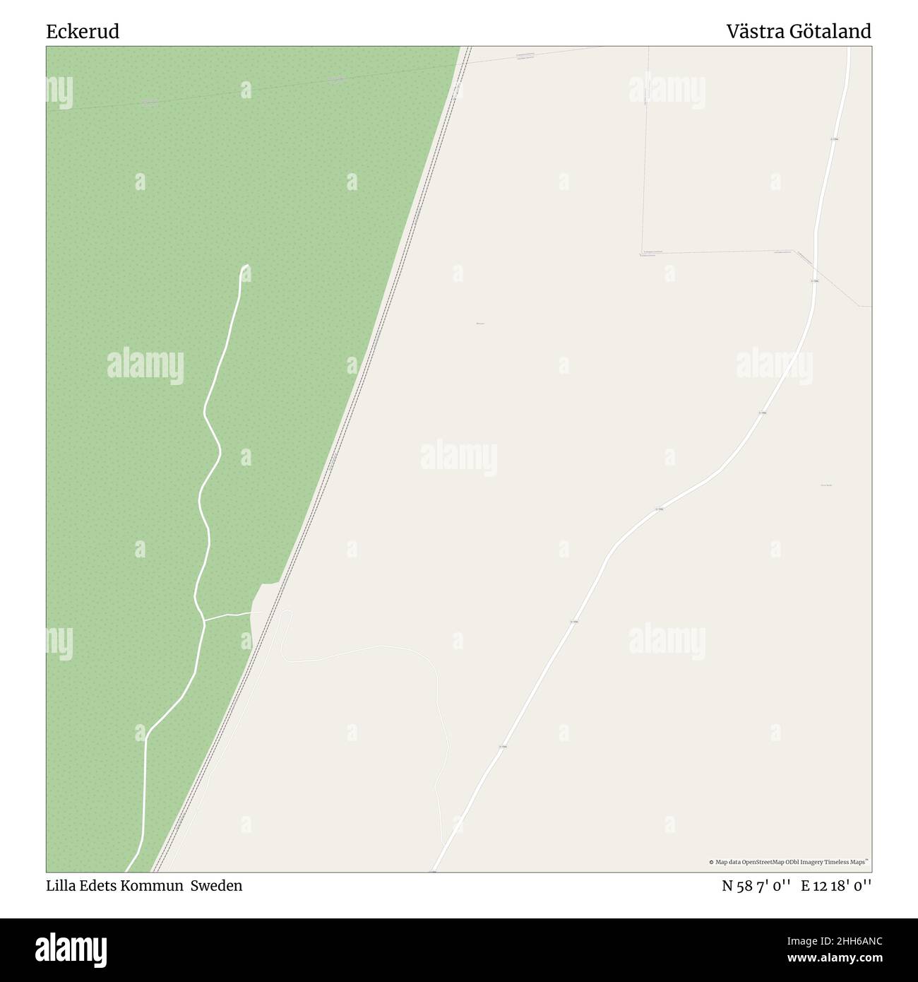 Eckerud, Lilla Edets Kommun, Sweden, Västra Götaland, N 58 7' 0'', E 12 ...