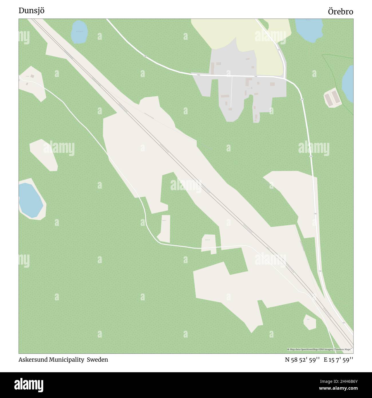 Dunsjö, Askersund Municipality, Sweden, Örebro, N 58 52' 59'', E 15 7 ...